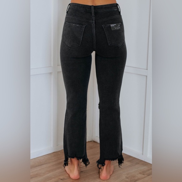 Risen Jeans | Jeans | Risen Black 9s High Waist Straight Leg Ripped ...
